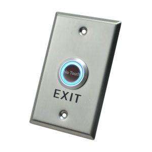 X2 Touchless Exit Button, Stainless Steel – Large, SPDT, 12VDC ...