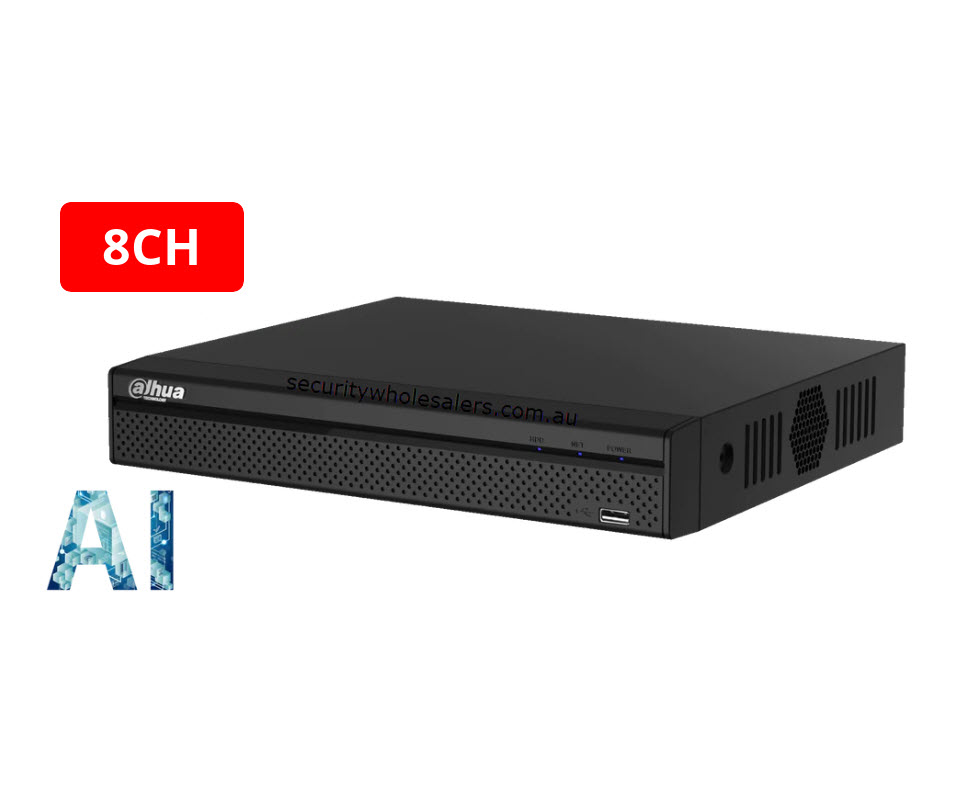 Dahua DHI-NVR4108HS-8P-AI/ANZ 8 Channel 8PoE Up to 16MP Wizsense Network Video Recorder ...