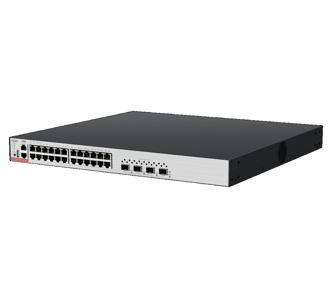 Ruijie RG-CS83-24GT4XS-PD 24-Port Gigabit Layer 3 Managed PoE+ Switch ...