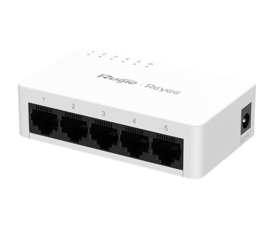 Ruijie Reyee 10-Pack + 1 Free RG-ES05G-L 5-Port Gigabit Unmanaged Non ...